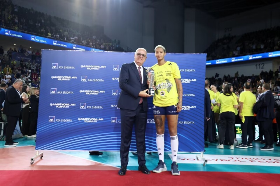 土耳其女排超级杯费内3-2逆袭瓦基弗夺第6冠 瓦尔加斯蝉联MVP